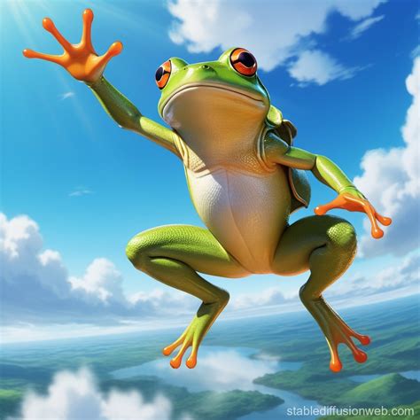 Translate Text With Camera And Frog Jumping Image Stable Diffusion Online