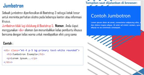 Jumbotron Pada Bootstrap 5 ~ Pinter Bareng Komputer Untuk Newbe