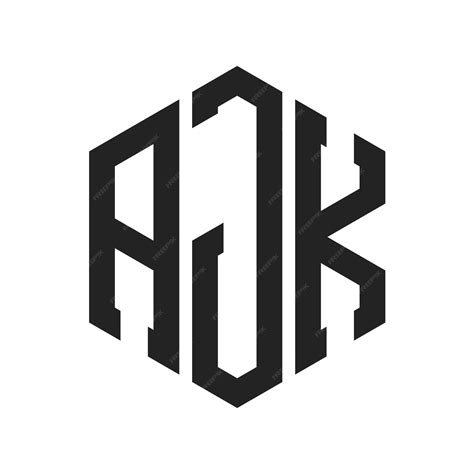 Premium Vector Ajk Logo Design Initial Letter Ajk Monogram Logo Using