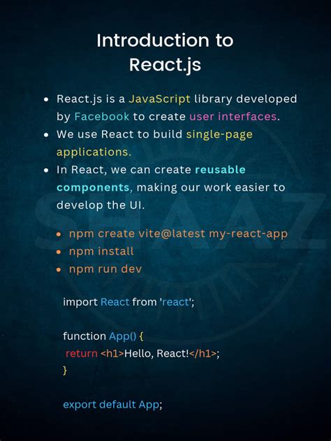 Introduction to React JS | PDF