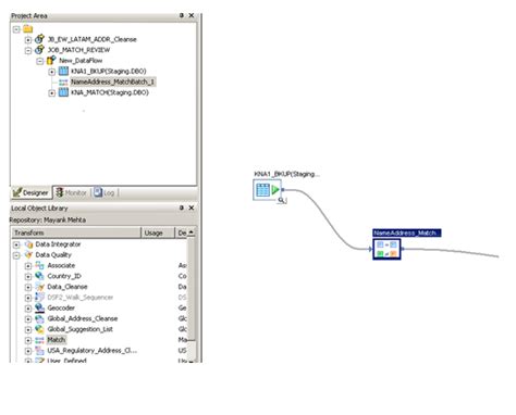 How To Use Match Transform In Bods 41 For Dedupl Sap Community