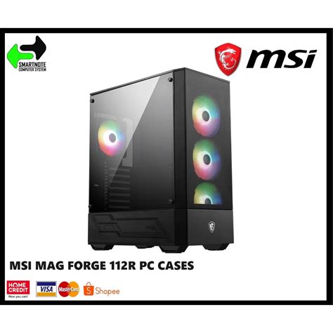 Msi Mag Forge R Pc Cases Shopee Philippines