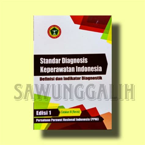 Jual Buku Sdki Standar Diagnosis Keperawatan Indonesia Ppni