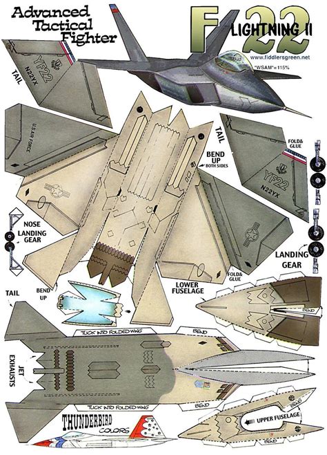 Printable Papercraft Aircraft Printable Papercrafts