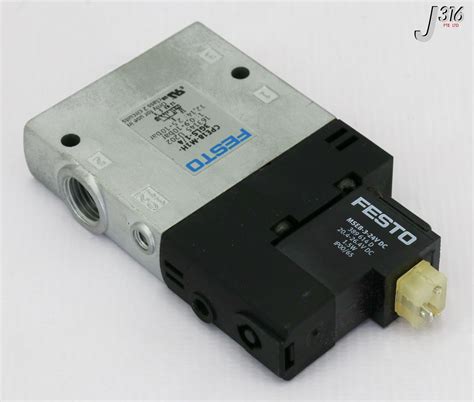 1684 Festo Solenoid Valve W Mseb 3 24vdc 163145 Cpe18 M1h 3gls 14