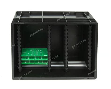 Statictec Conductive Pcb Rack With 4 Adj Panels