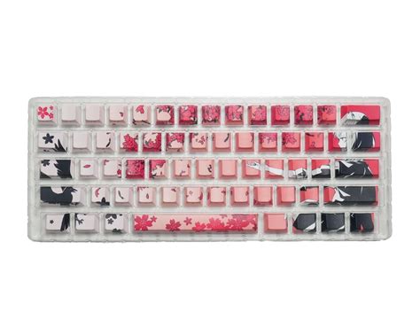 Egoisticarts Raven Cherry Tkl Keycap Set Sakura