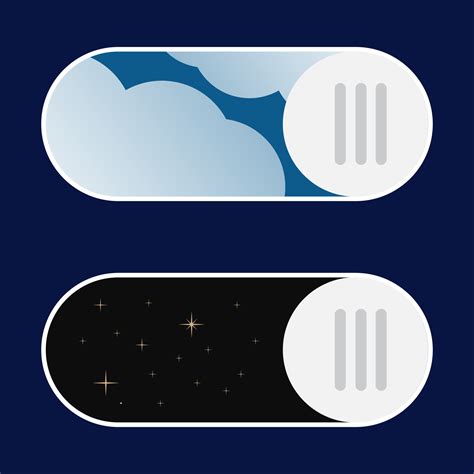 On And Off Toggle Switch Buttons Day And Night Switch Button Suitable