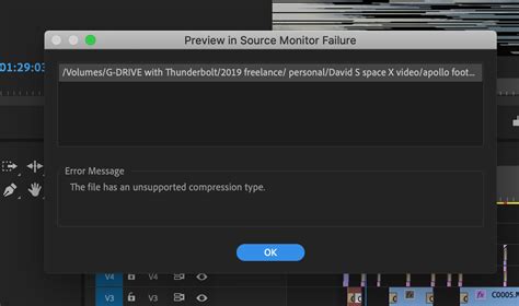 unsupported compression type trying to import a adobe community