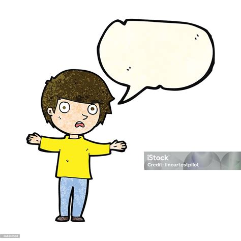 말풍선이 있는 걱정스러움 남자아이 말풍선을 2015년에 대한 스톡 벡터 아트 및 기타 이미지 2015년 귀여운 그리기 Istock