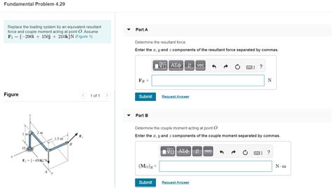 Solved Fundamental Problem 429 Part A Replace The Loading