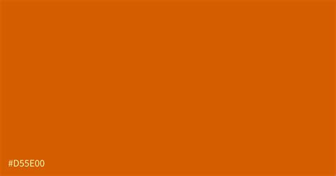 D55e00 Hex Color Shades And Complementary Colors