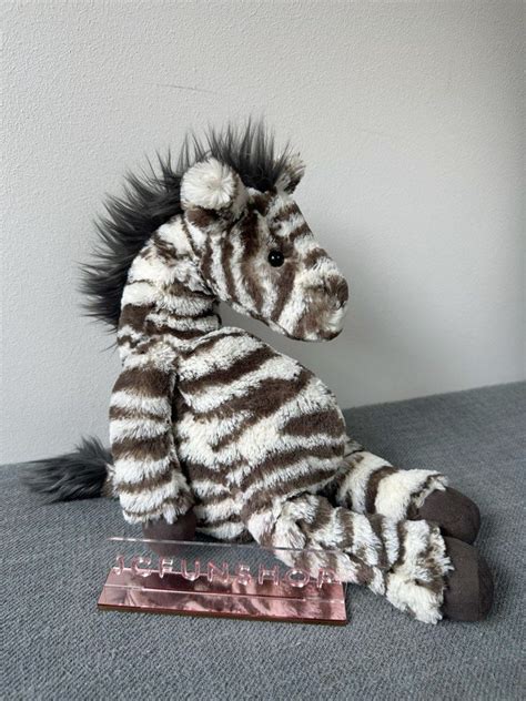 Jellycat Lallagie Zebra Rare Retired Design Hobbies And Toys Toys And Games On Carousell