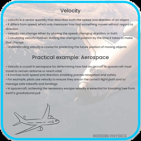 Velocity Definition Formulas And Motion Analysis