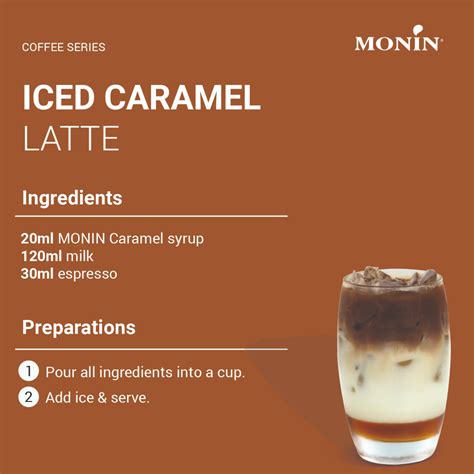 Monin Caramel Syrup 1l Box Of 4