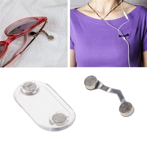 Magnetic Eyeglass Holder Safety Pin Lock Laxium