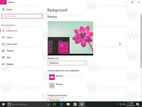 Change Theme And Appearance In Windows Creators Update