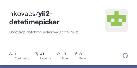 GitHub Nkovacs Yii2 Datetimepicker Bootstrap Datetimepicker Widget For Yii 2