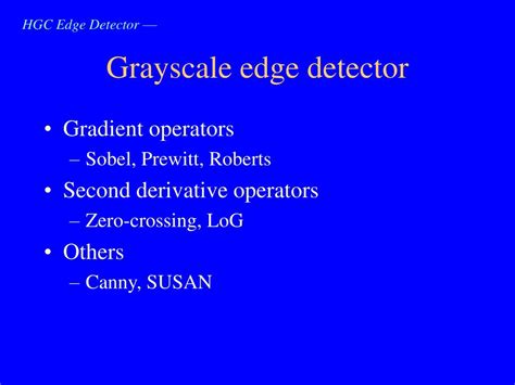 Ppt Hue Grayscale Collaborating Edge Detection And Edge Color