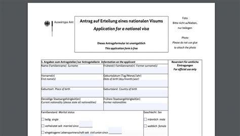 German Embassy Passport Application Form Printable Form 2024