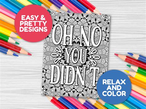 Sassy Quote Coloring Page Graphic By Designscape Arts · Creative Fabrica