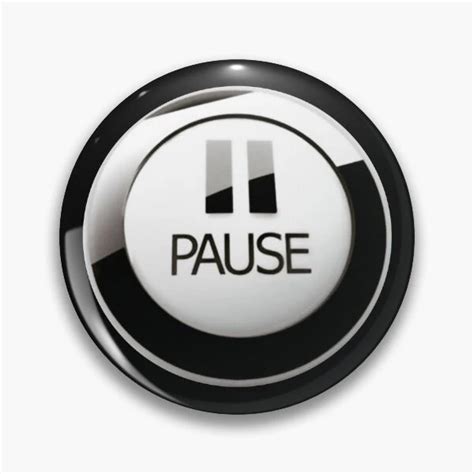 Cartoon Pause Button