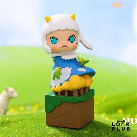 ยกบ็อกเช็คการ์ด Molly Auction Pop Mart ตุ๊กตาฟิกเกอร์ Art