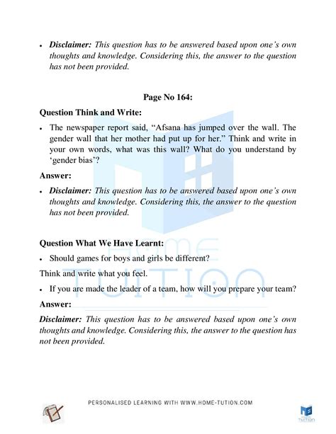 Ncert Solutions For Class 5 Evs Chapter 17 Across The Wall Download Pdf