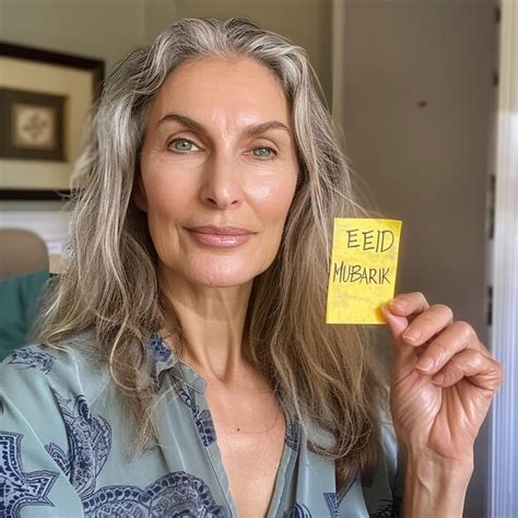 Premium Photo The Most Beautiful 58 Year Old Caucasian Lady Holding A