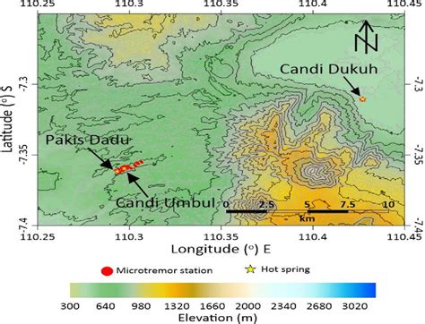 Figure 1 From Microtremor Data And Hvsr Method Of Geothermal Manifestation Of Mt Telomoyo