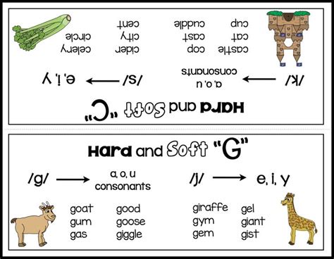 Teaching The Hard And Soft C And G Make Take Teach Phonics Words Teaching Phonics Rules
