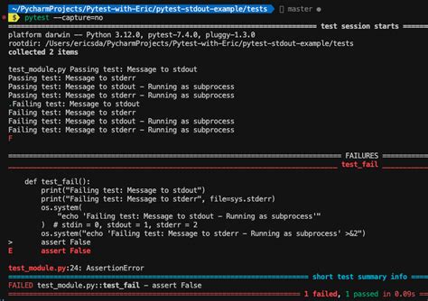 The Ultimate Guide To Capturing Stdout Stderr Output In Pytest Pytest With Eric