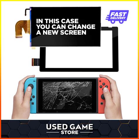 Original Nintendo Switch Screen Replacement LCD Display Panel Repair Parts FREE Tempered Glass