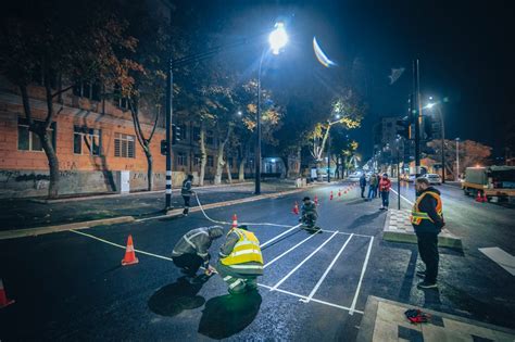 ქეთევან დედოფლის გამზირზე საავტობუსე ზოლები და ველობილიკები ეწყობა Bpn Ge