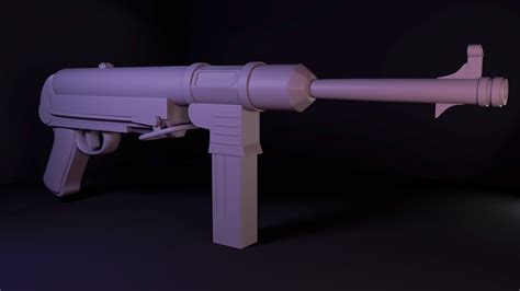 ArtStation - MP40 (begginers practice)