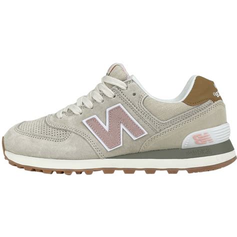 New Balance 574 бежевые с розовым оригинал купить в Москве