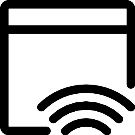Browser Wifi Vector Svg Icon Svg Repo