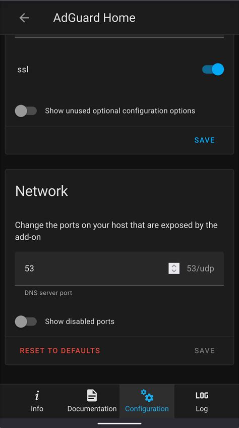 Home Assistant Adguard Integration Which Ports To Open Configuration Home Assistant Community