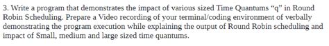 Solved Write A Program That Demonstrates The Impact Of Chegg Com