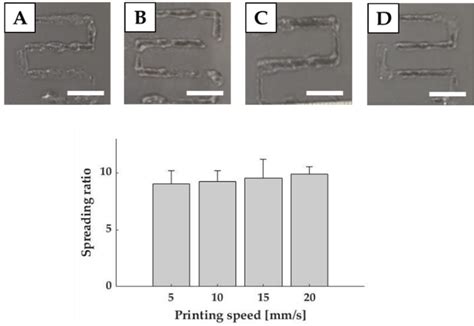 Printability Evaluation In Terms Of Printing Speed Graph Shows The Download Scientific Diagram