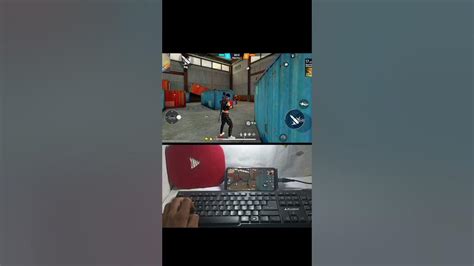 keyboard and mouse 🎮 gameplay ⌨️🖱 📱 free fire🔥 connect k2er next level keymaping keyboard