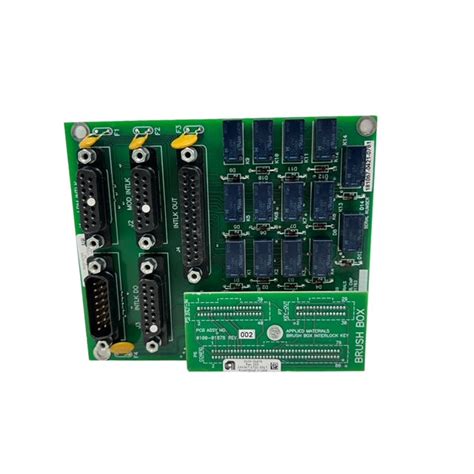 Applied Materials 0100 01783 Interlock Pcb Cmp 0100 01878 Brush Box In