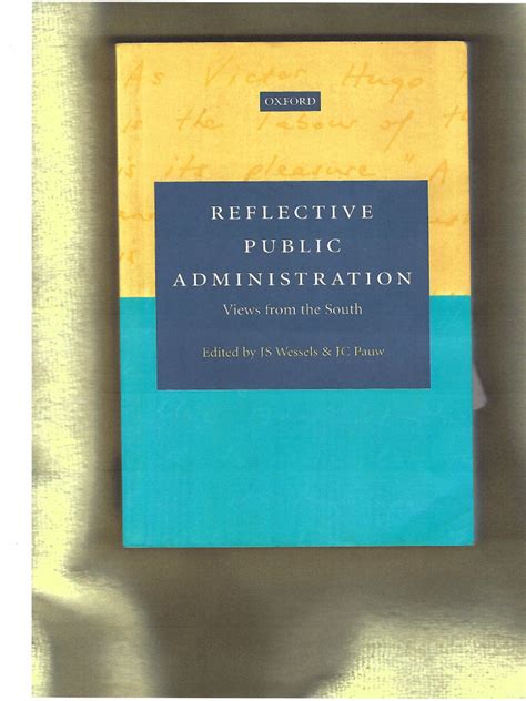 Reflective Public Administration Pdf