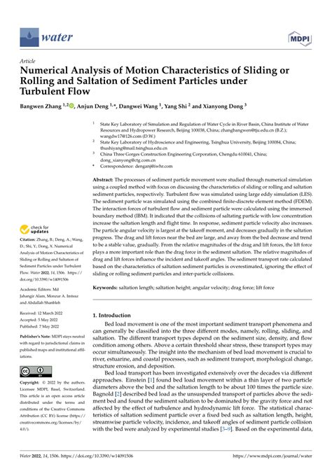 Pdf Numerical Analysis Of Motion Characteristics Of Sliding Or