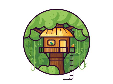 Treehouse Vector At Vectorified Com Collection Of Treehouse Vector Free For Personal Use
