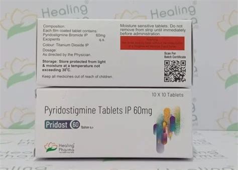 Pyridostigmine Tablets 60 Mg At ₹ 129 Box Pyridostigmine Tablets In Nagpur Id 2855209475588
