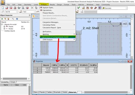 material summary disappears from properties table after mesh deleting