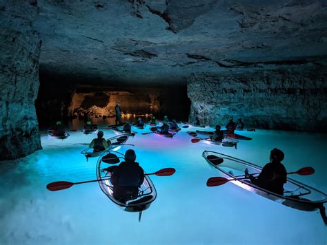 This Clear Bottom Kayak Tour Takes You To An Underground Waterfall