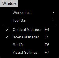 Main Menu Window
