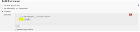 Jenkins Ssh Agent Plugin Shows Empty Drop Down In Jenkins Job Stack